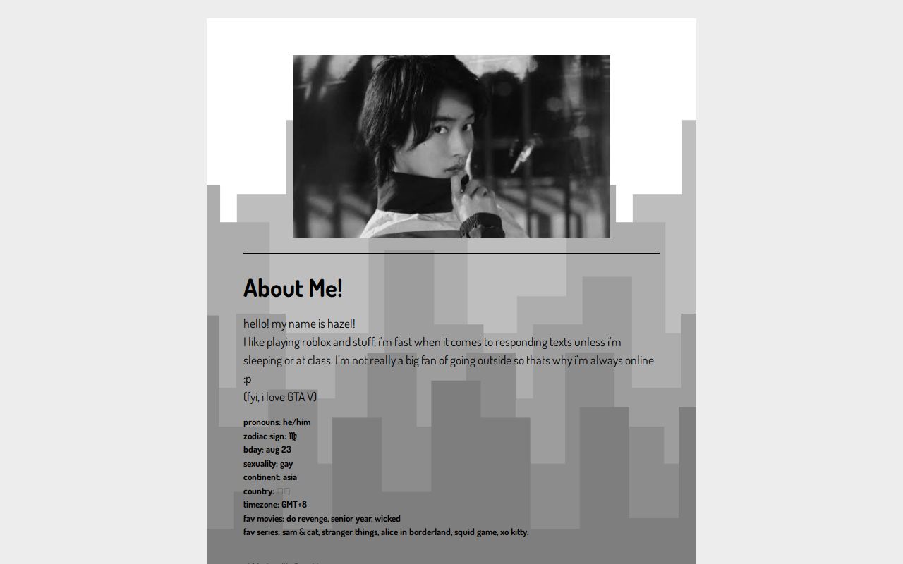 hazel’s basic infos